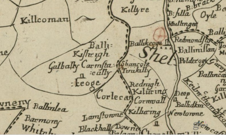Petty’s map of Wexford, 1685 – Bree Heritage